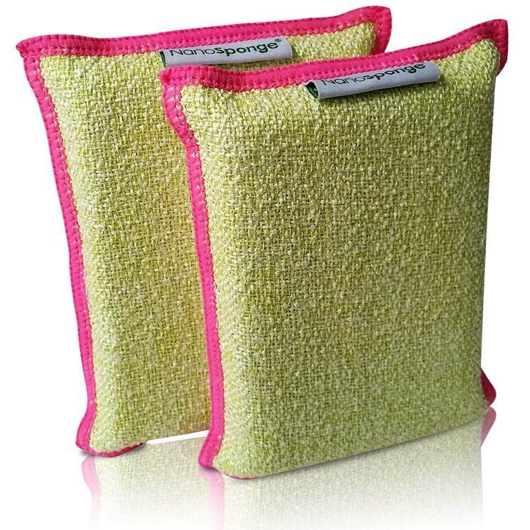 Nano Cleaning Sponges – 4-Pack Large Size 6″ x 4″ – NanoTowel
